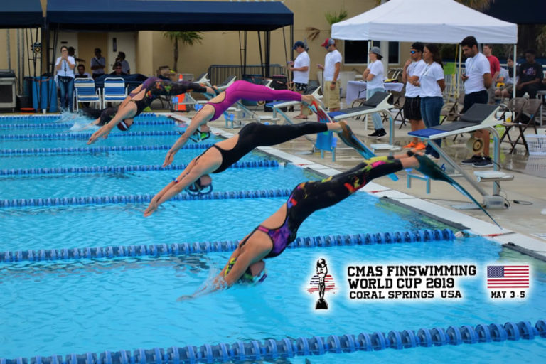 La Copa del Mundo de Natación con Aletas Coral Springs, USA 2019 espera ...
